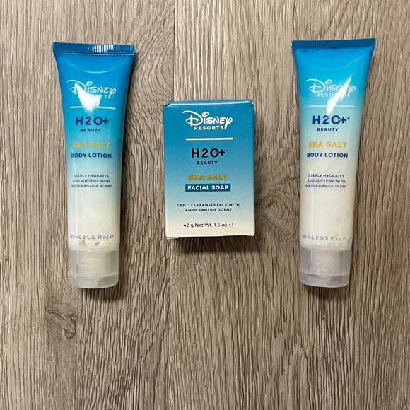 Disney | Bath & Body | New H2osea Salt Essentials Travel Lotion Soap ...